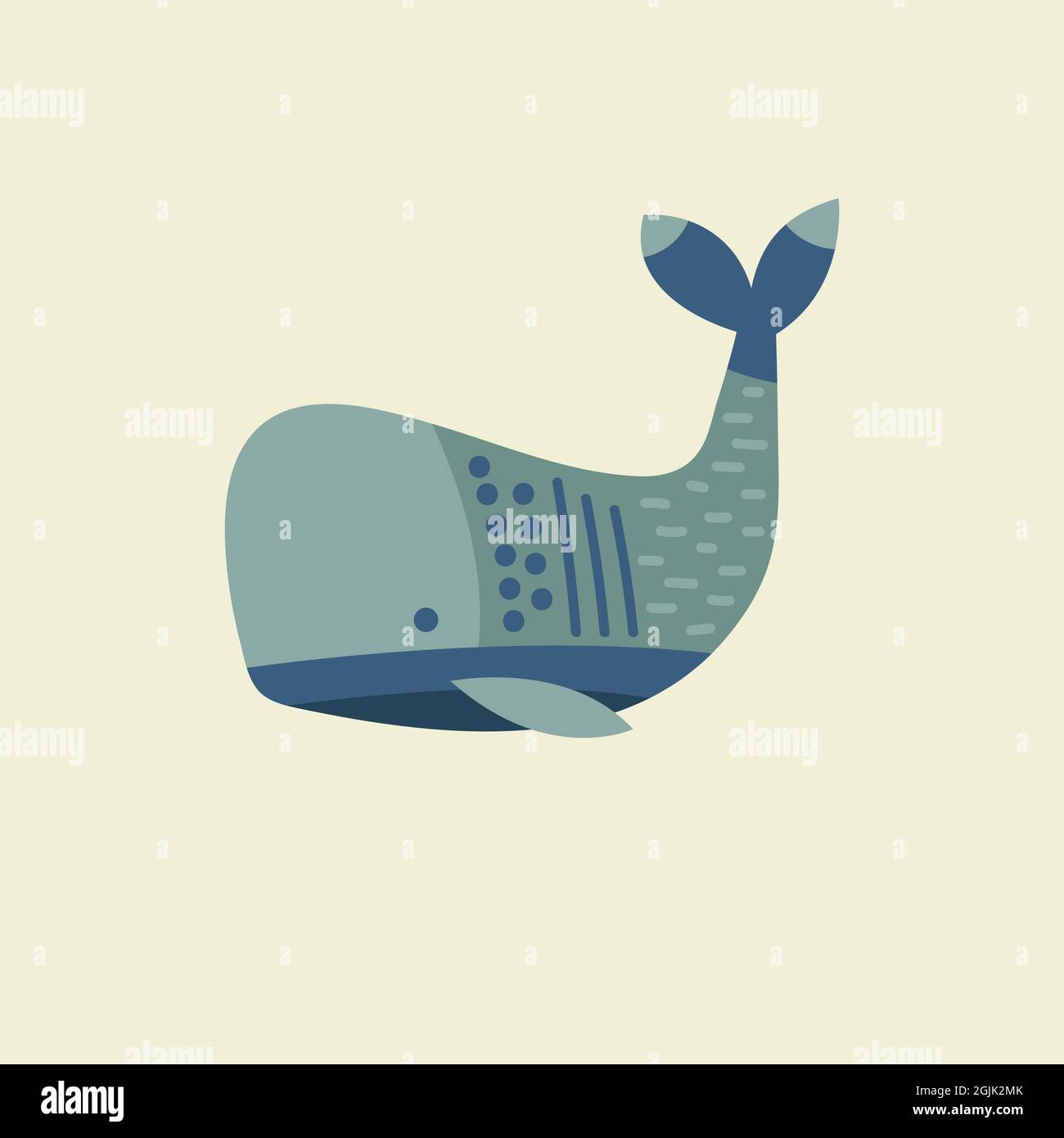 Cute Baby Whale Drawing