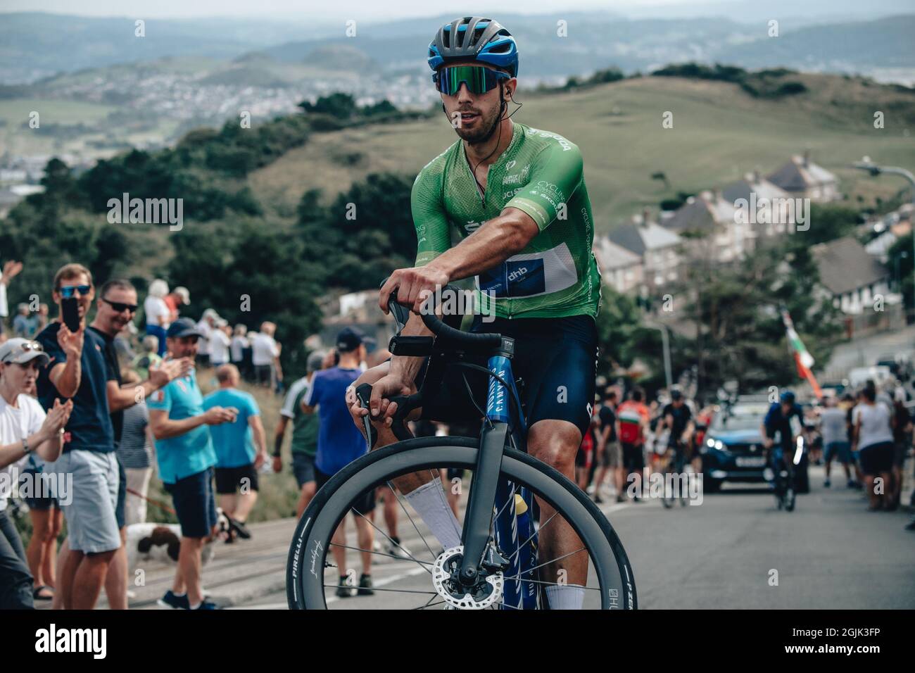 Aberaeron, UK. 8th Sep, 2021. The AJ Bell Tour Of Britain 2021. Stage 4 ...