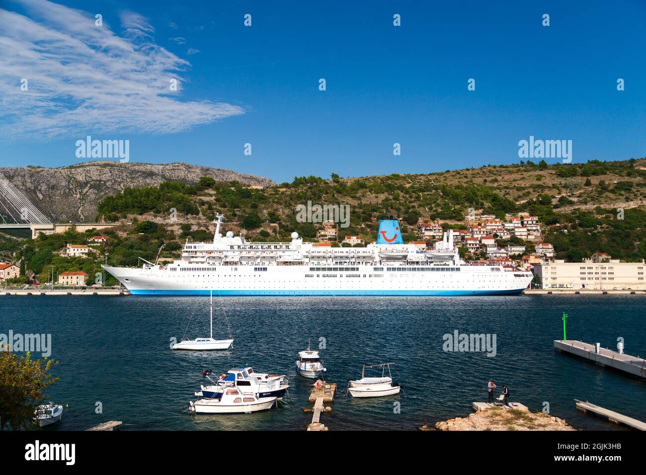 Dubrovnik, Croatia - October, 10 2019: The TUI Marella Celebration ...