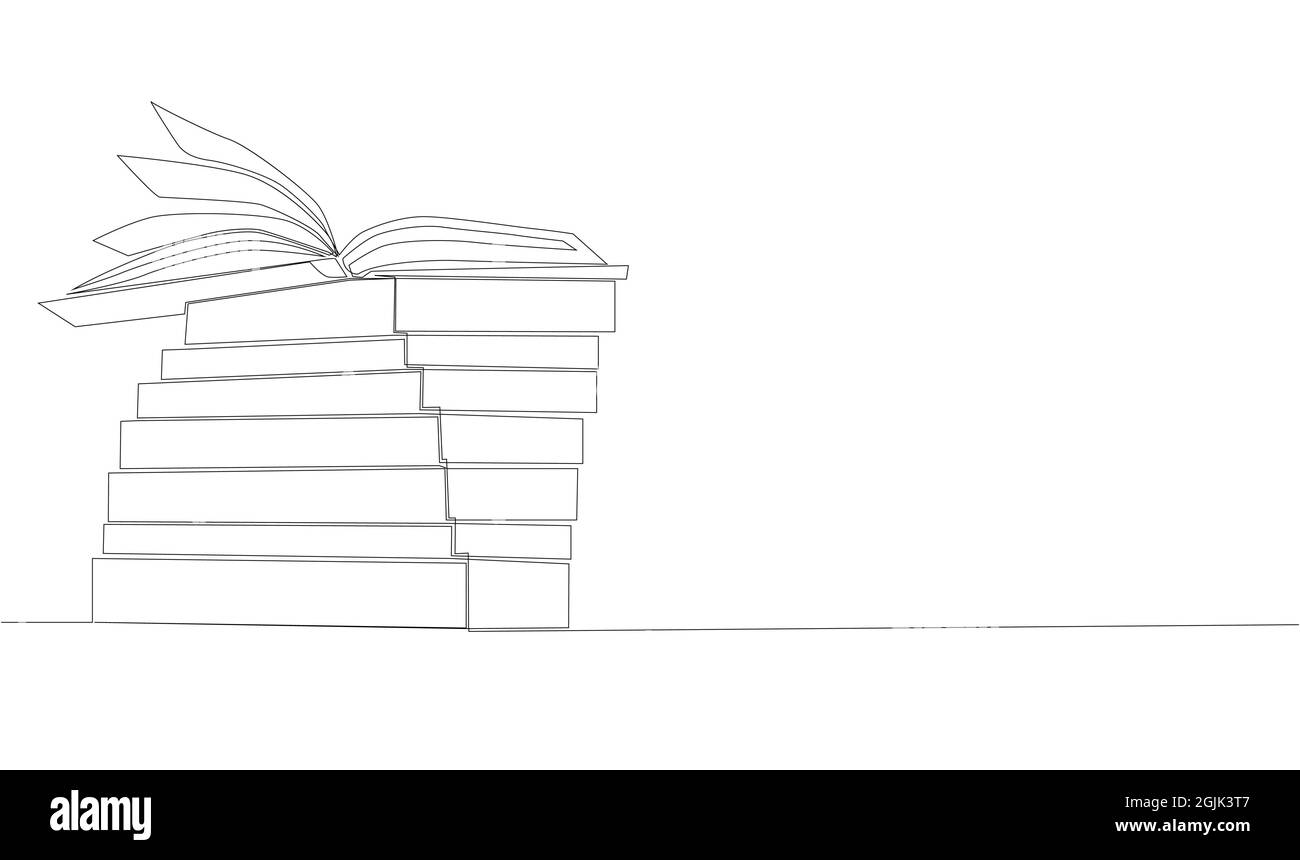 Digital book shelf with one book Stock Vector Images - Alamy