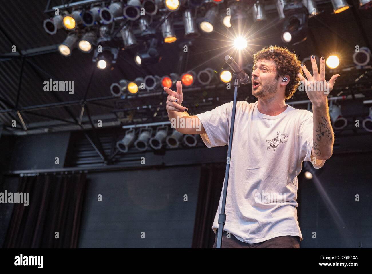 Grandson (Jordan Edward Benjamin) during the Summerfest Music Festival ...