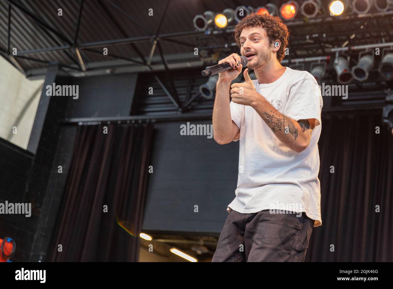 Grandson (Jordan Edward Benjamin) during the Summerfest Music Festival ...