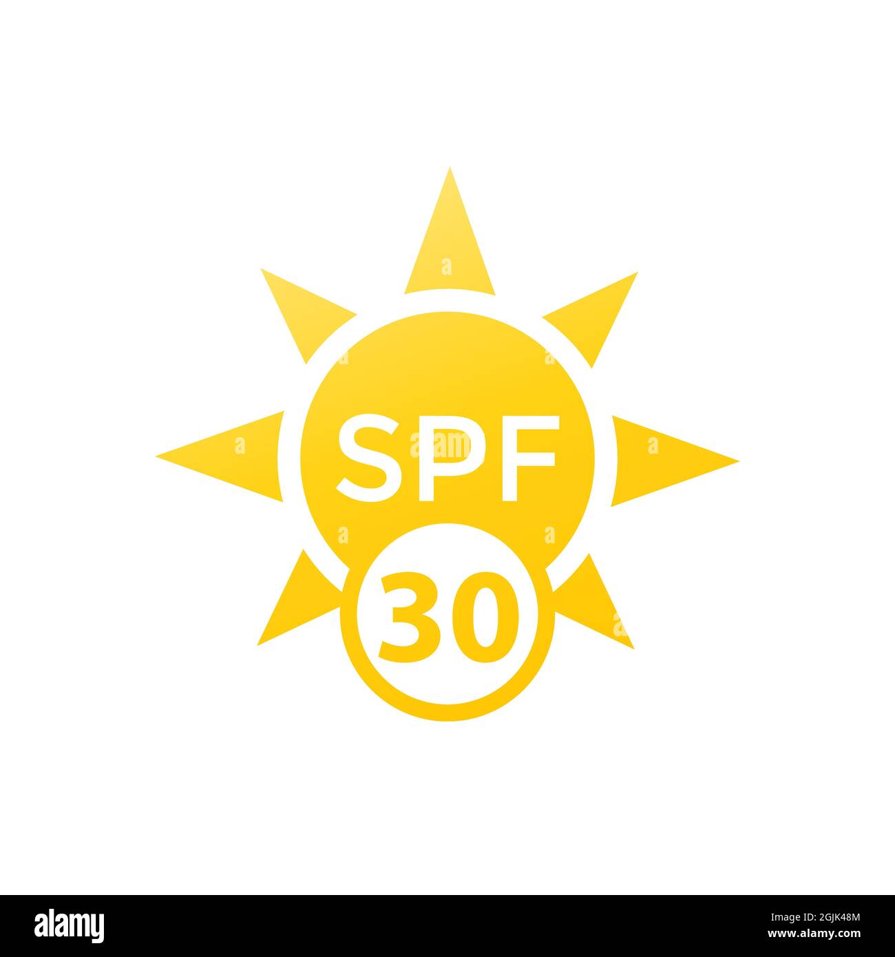 UV, SPF 30 sun protection icon, vector art Stock Vector Image & Art - Alamy
