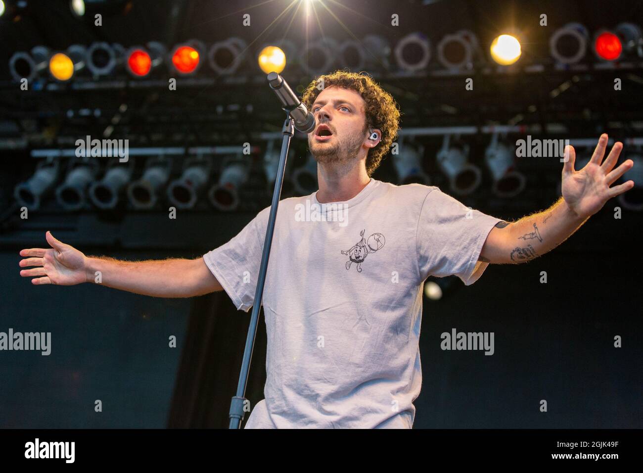 Grandson (Jordan Edward Benjamin) during the Summerfest Music Festival ...