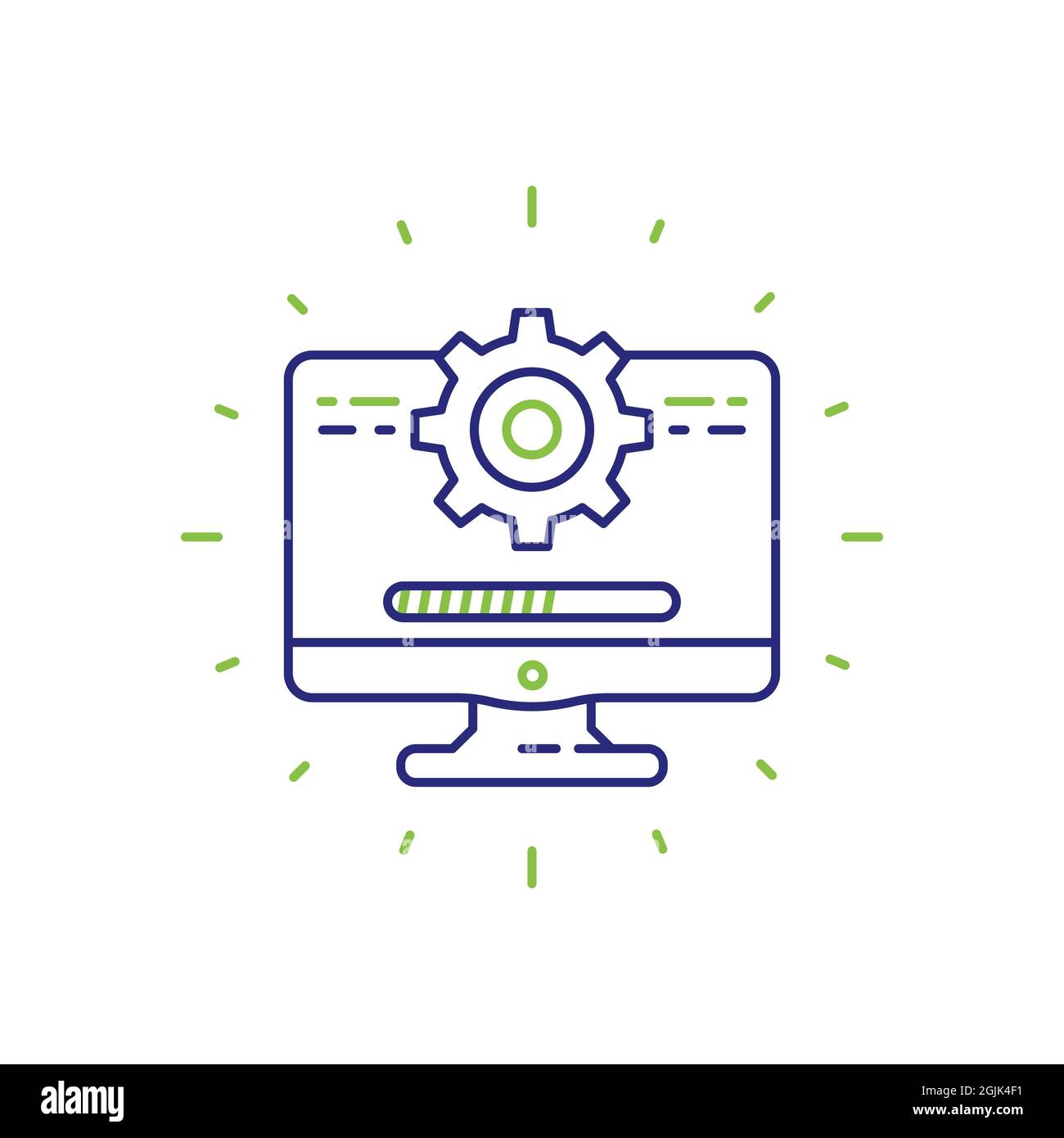 Software loader Stock Vector Images - Alamy