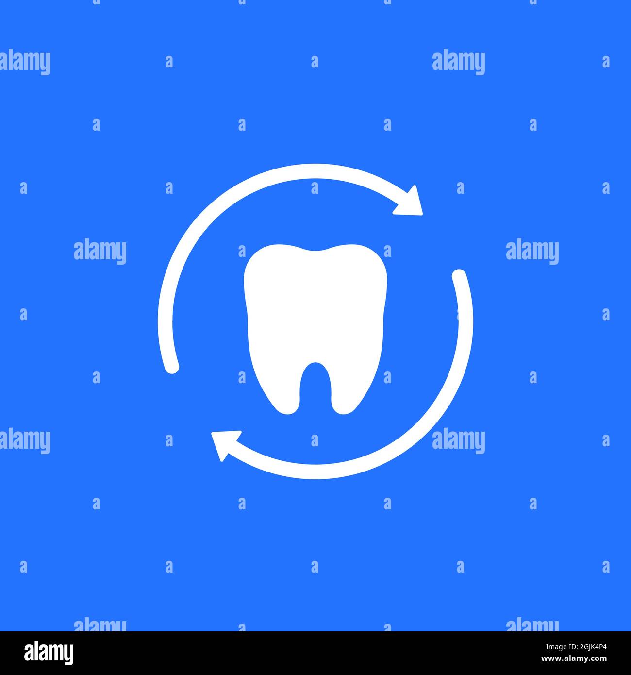 tooth icon with arrows, vector Stock Vector Image & Art - Alamy