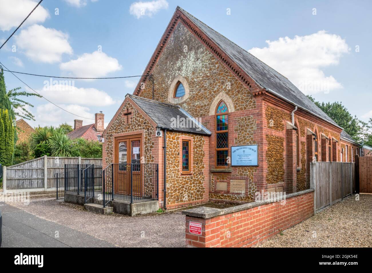 The Victorian Dersingham Methodist Church built in the local vernacular ...