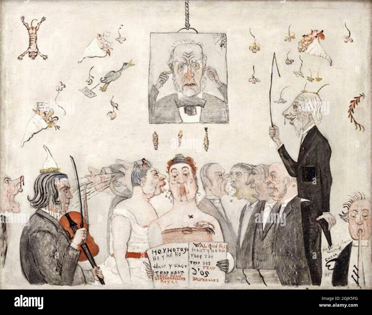 James ensor painting hi-res stock photography and images - Alamy