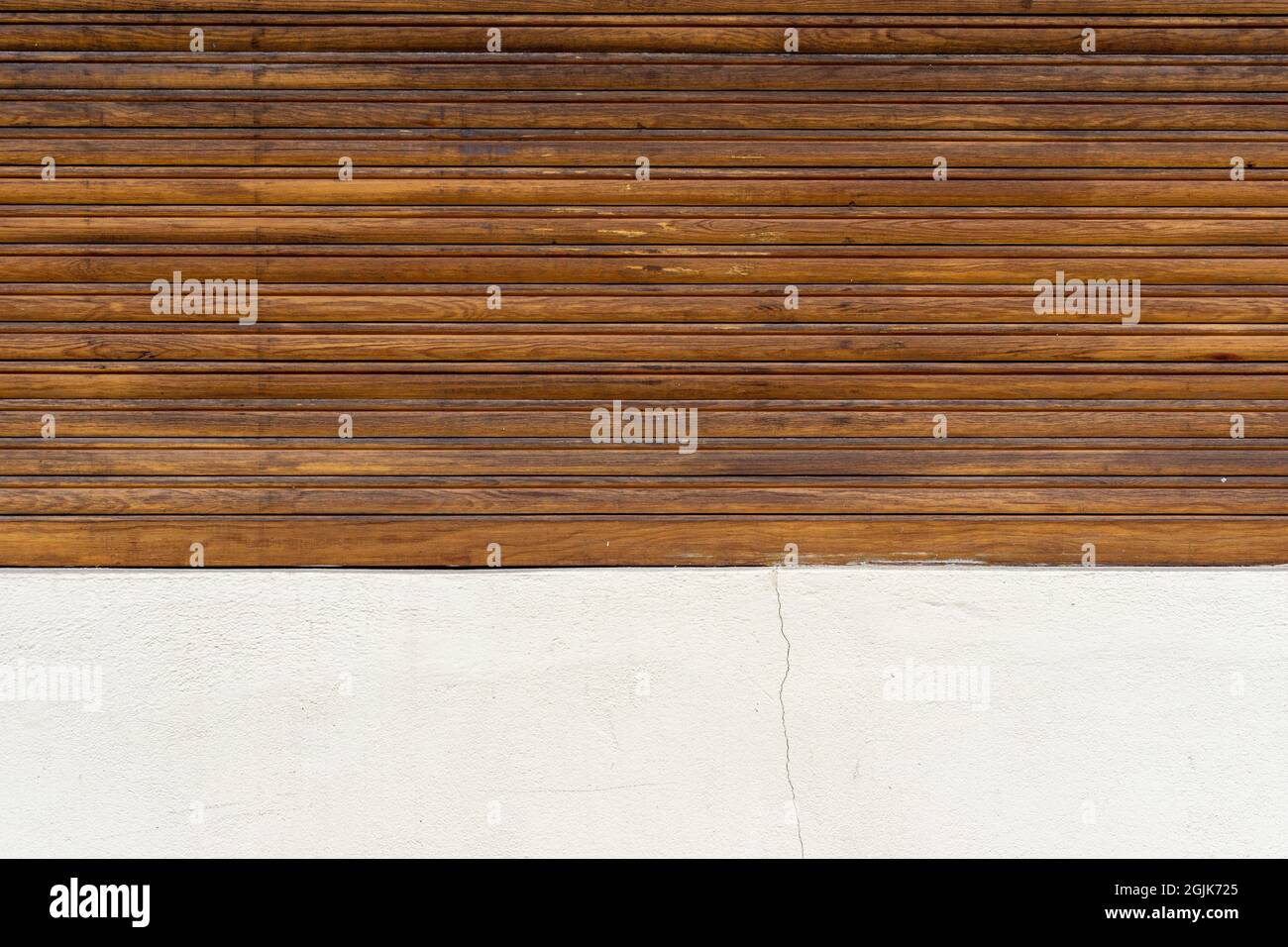 Texture of natural wood slats Stock Photo - Alamy