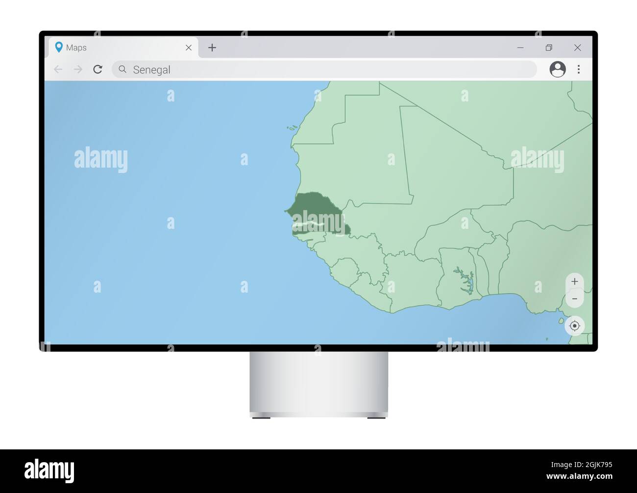 Dakar in west africa Stock Vector Images - Alamy