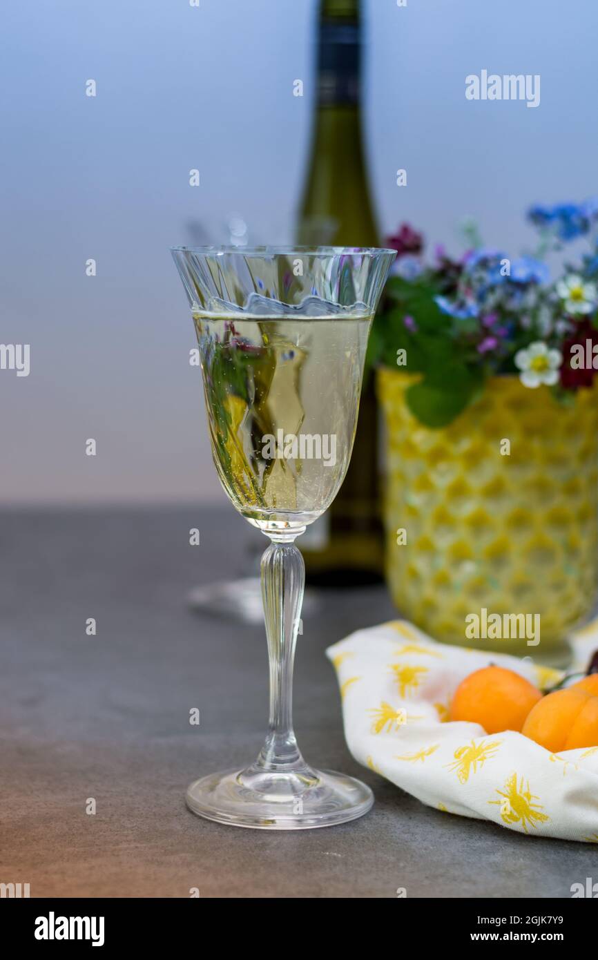Mosel valley wine glass hi-res stock photography and images - Alamy