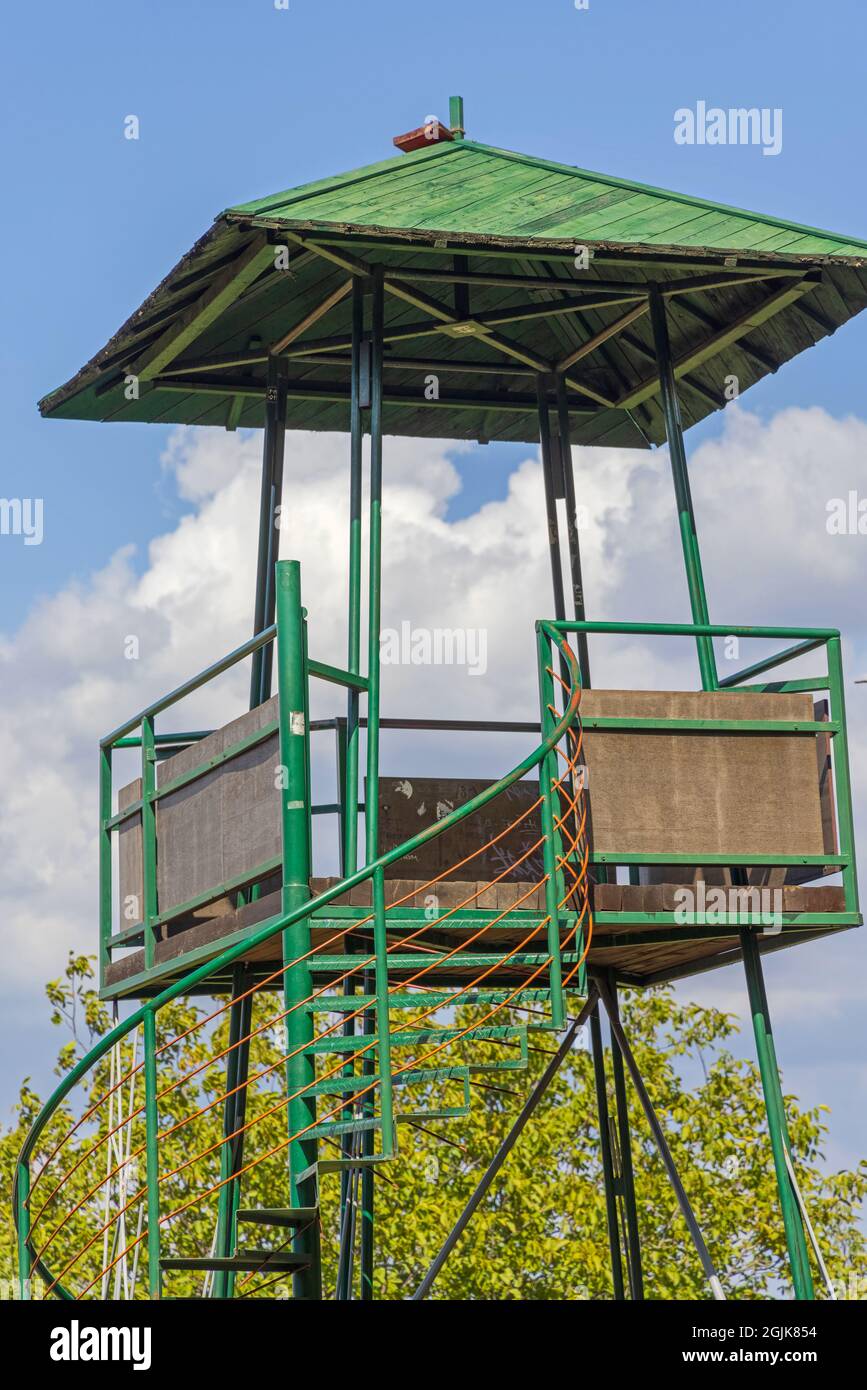 Viewing Platform Structure Observation Deck Tower With Spiral Stairs ...