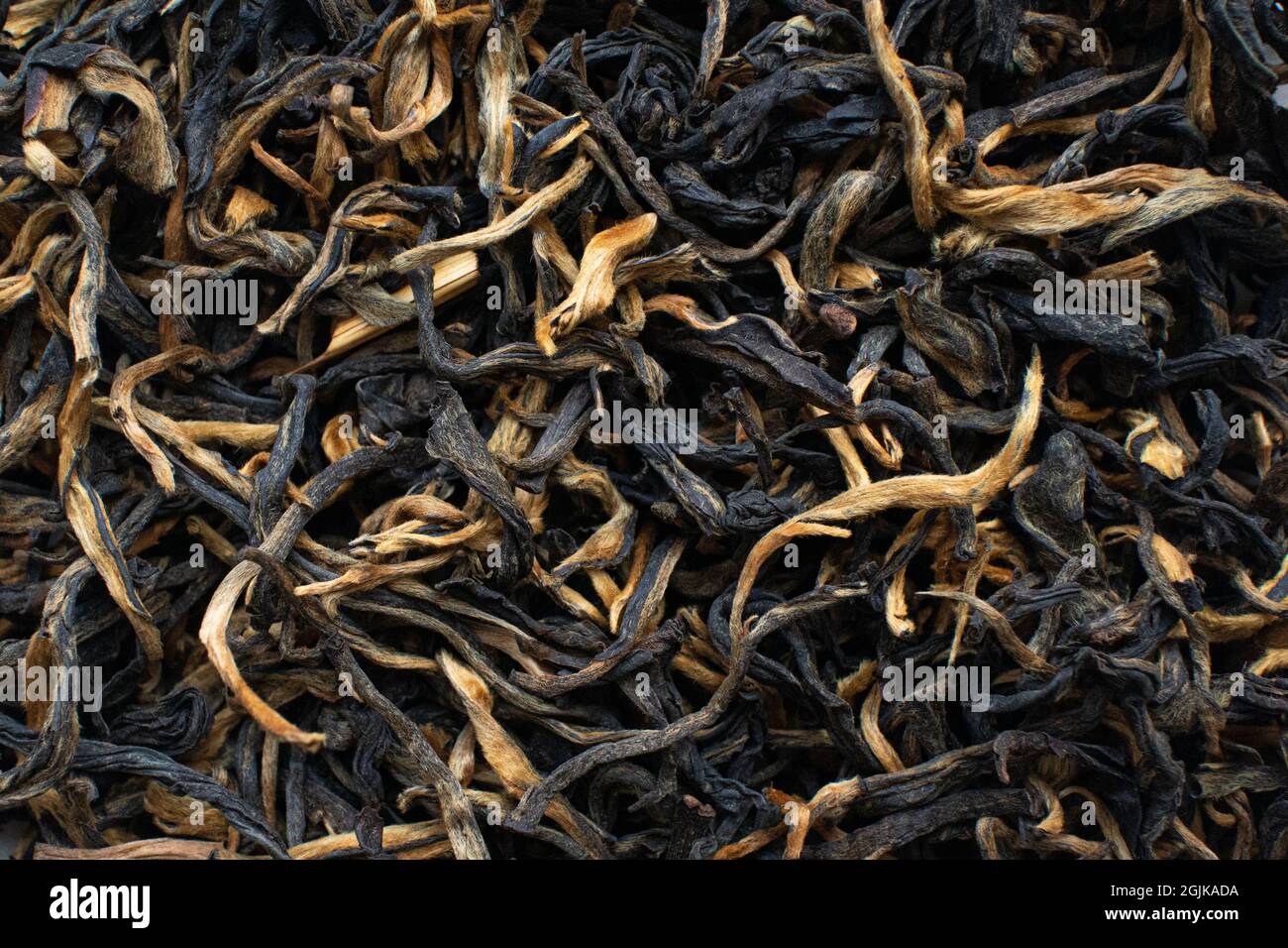 Red black tea cha dried leaves Chinese ceremony tea Stock Photo - Alamy