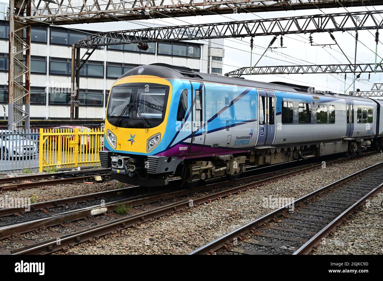 Manchester, Manchester city, UK-Sept 10 2921: A class 185 locomotive ...