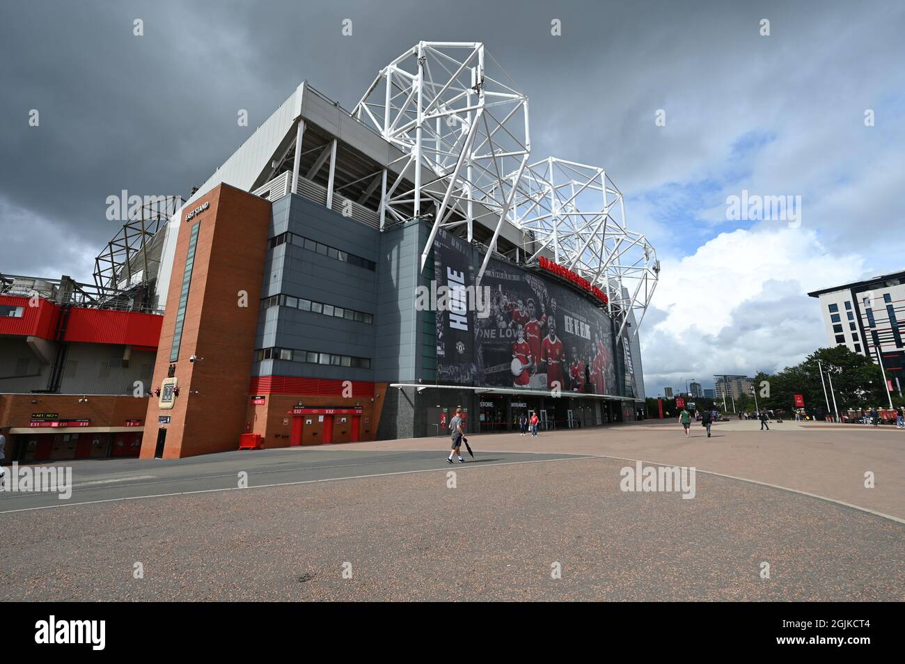 Manchester United football stadium Stock Photo - Alamy