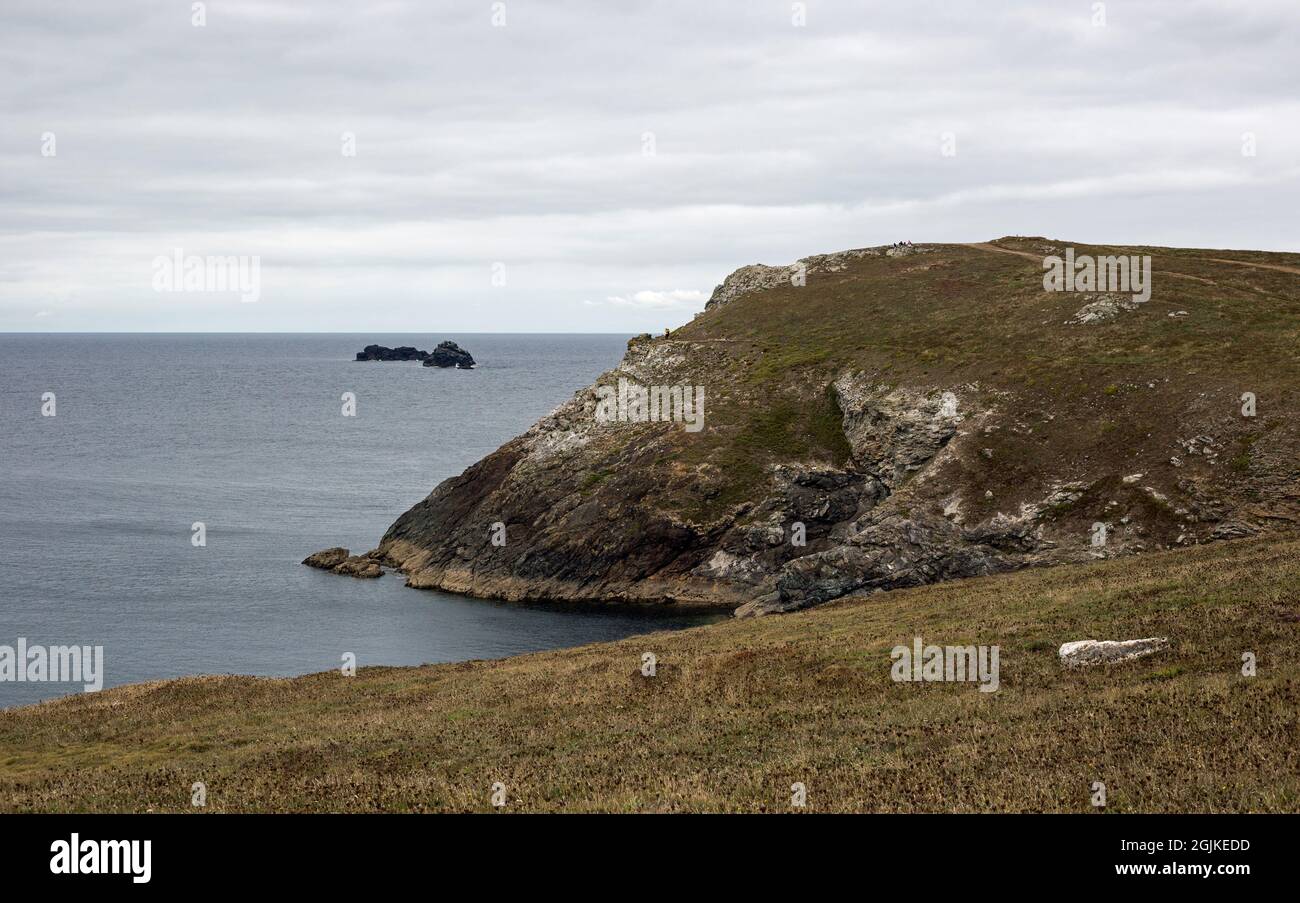 Beautiful Cornish coastal landscape Stock Photo - Alamy