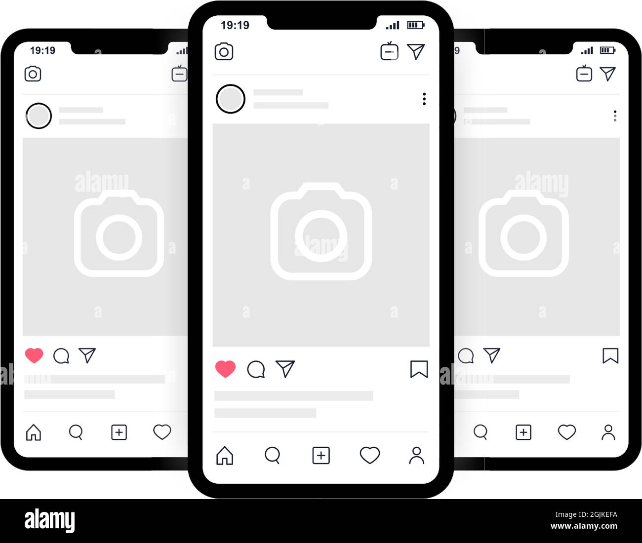 Kyiv, Ukraine - August 1, 2021: Smartphone with UI, UX interface mockup ...
