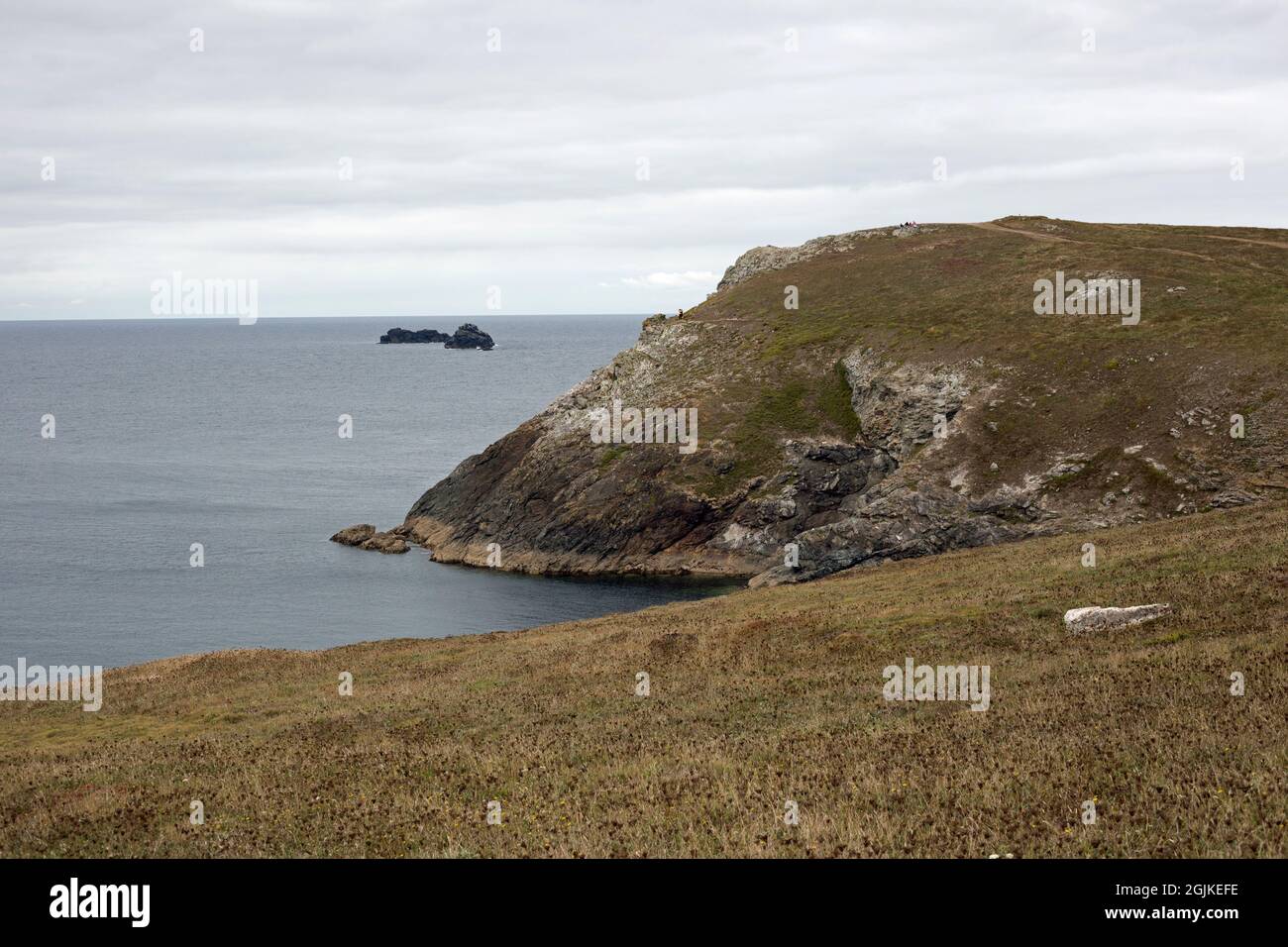Beautiful Cornish coastal landscape Stock Photo - Alamy