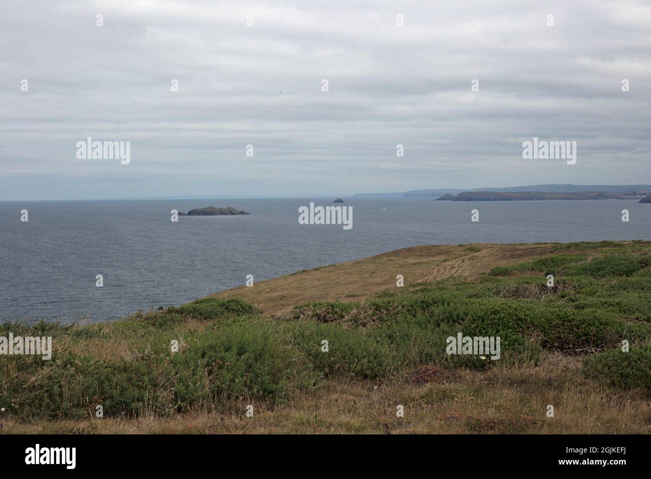Beautiful Cornish coastal landscape Stock Photo - Alamy