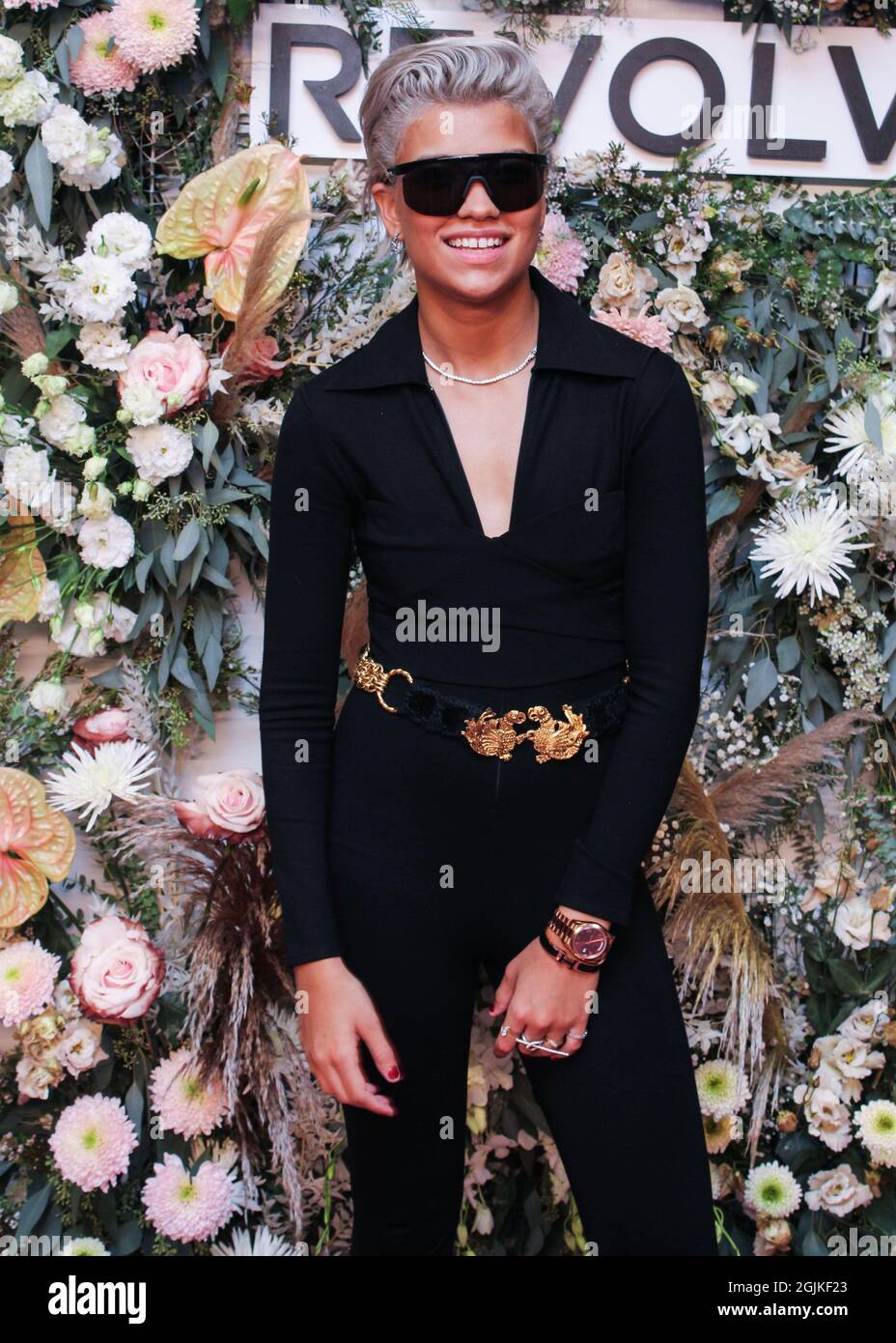 MANHATTAN, NEW YORK CITY, NEW YORK, USA - SEPTEMBER 09: Model Victoria ...