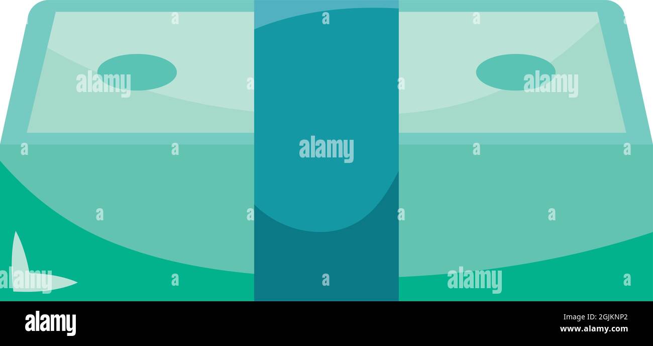 wad of money icon on white background Stock Vector Image & Art - Alamy