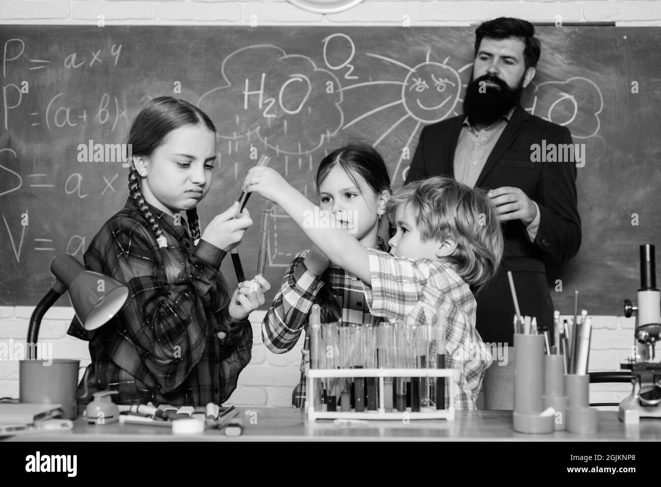 Study with friends is fun. Younger learn from older. With experience ...