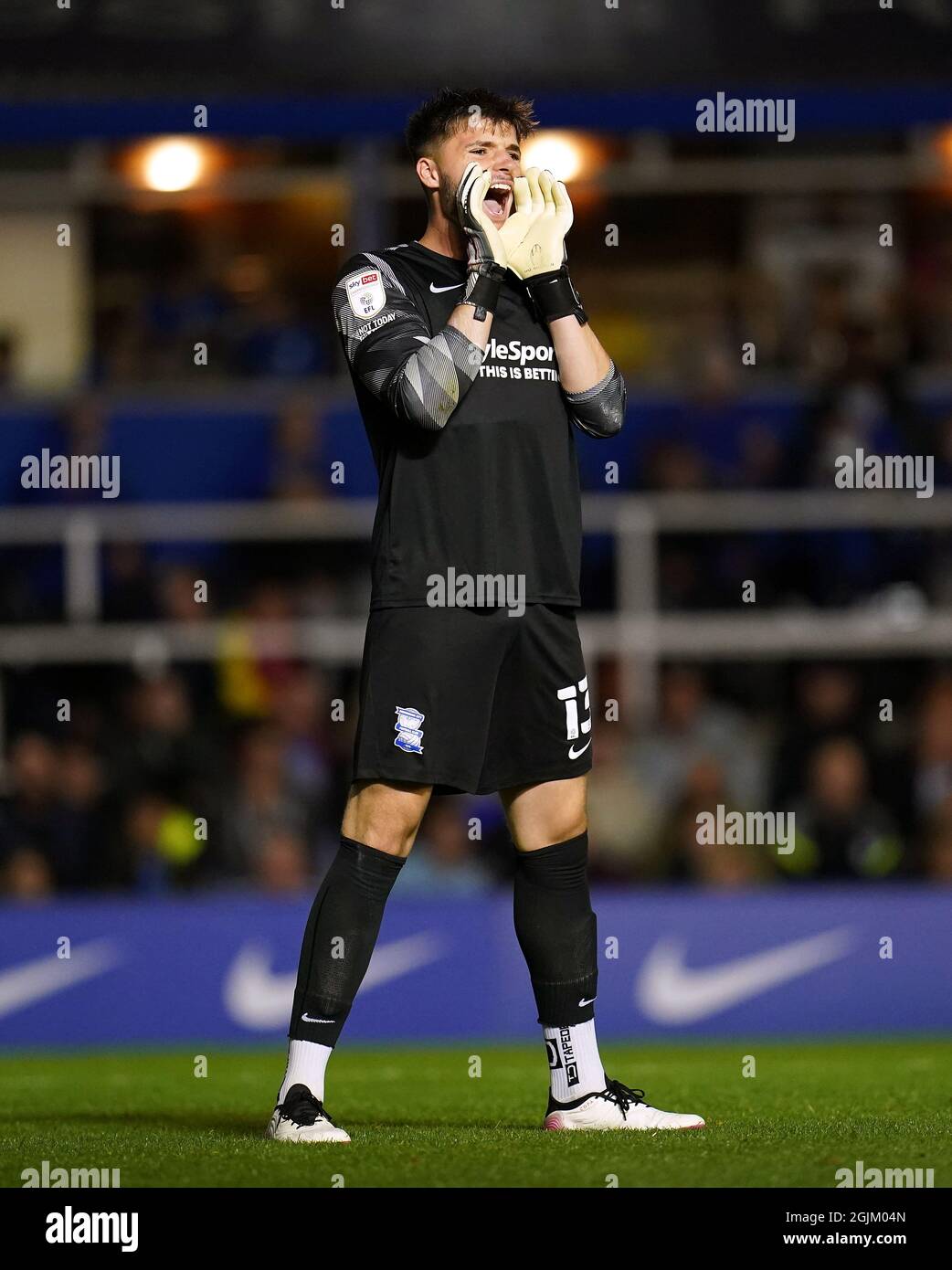 Birmingham City goalkeeper Matija Sarkic during the Sky Bet ...