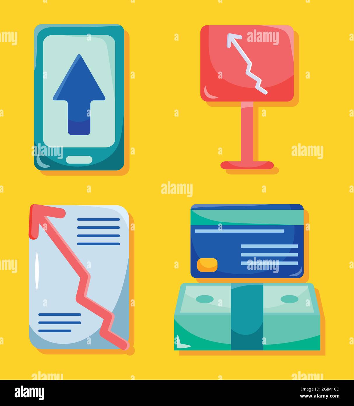 interest and money icon set Stock Vector Image & Art - Alamy