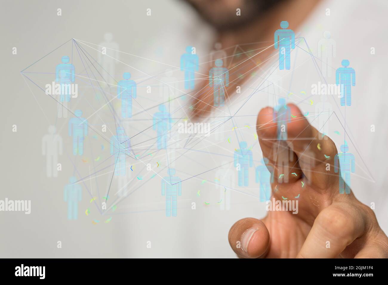 3d render of Unity group and teamwork concept Stock Photo - Alamy