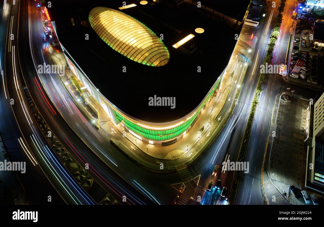 Vibrant streak light in one of the most eccentric spots in the city ...