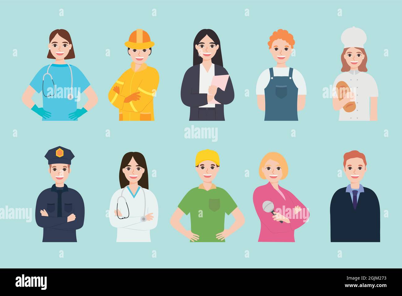 professional people icon set design Stock Vector Image & Art - Alamy