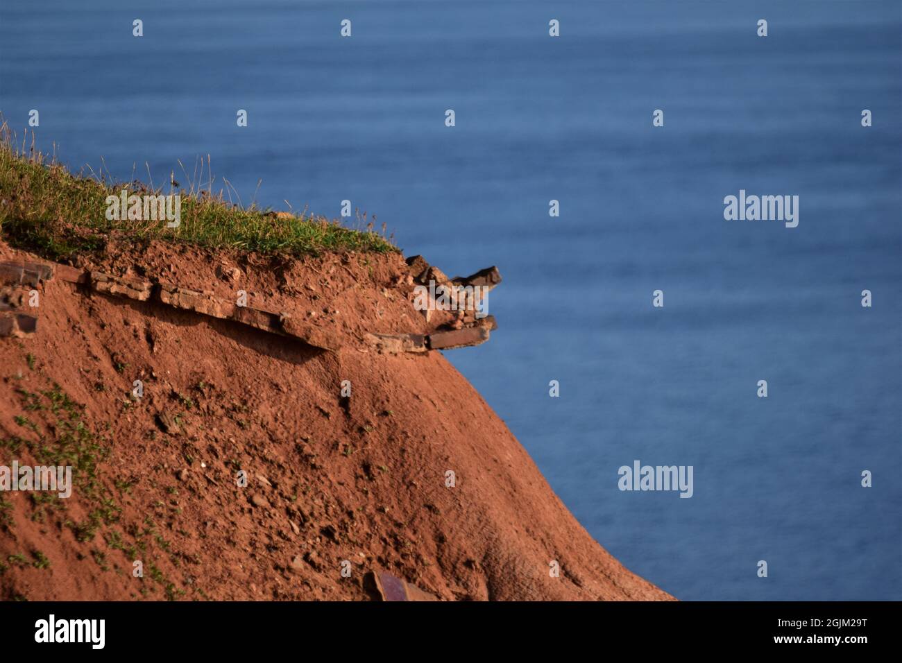 Red cliff in the evening hi-res stock photography and images - Alamy