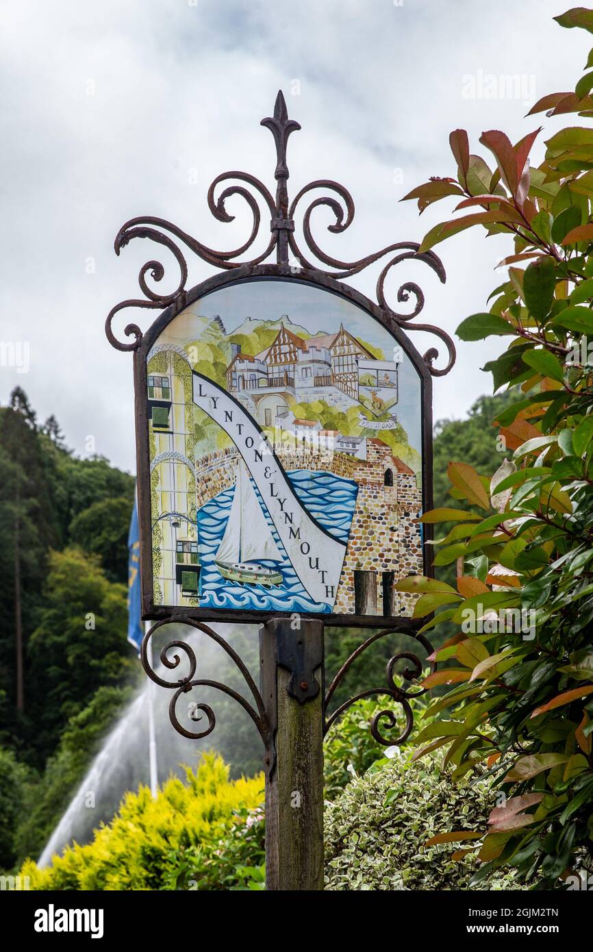 Lynton & Lynmouth, a coastal victorian resort on the North Devon coast ...