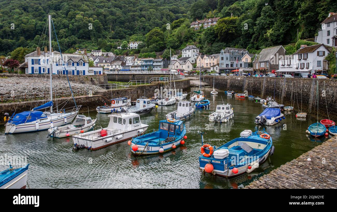 Lynton & Lynmouth, a coastal victorian resort on the North Devon coast ...