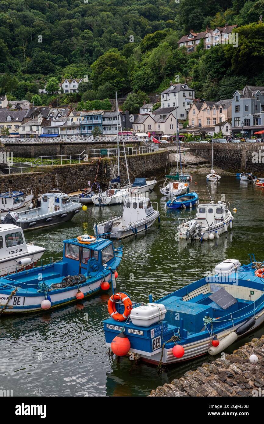 Lynton & Lynmouth, a coastal victorian resort on the North Devon coast ...