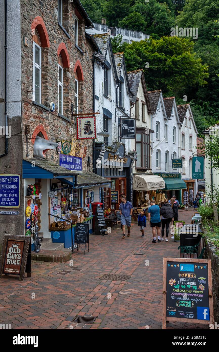 Lynton & Lynmouth, a coastal victorian resort on the North Devon coast ...