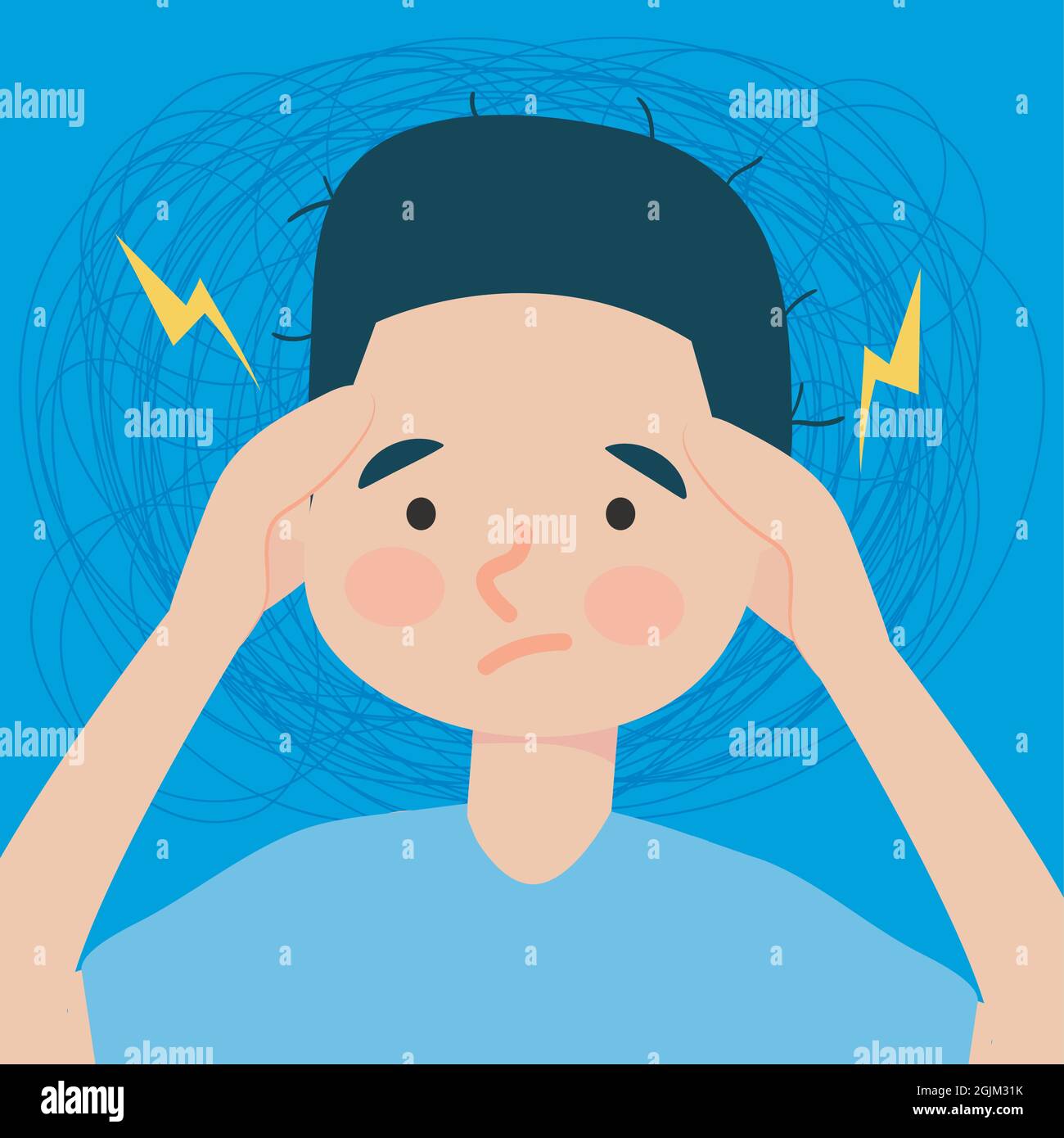 Frustrated Person Cartoon