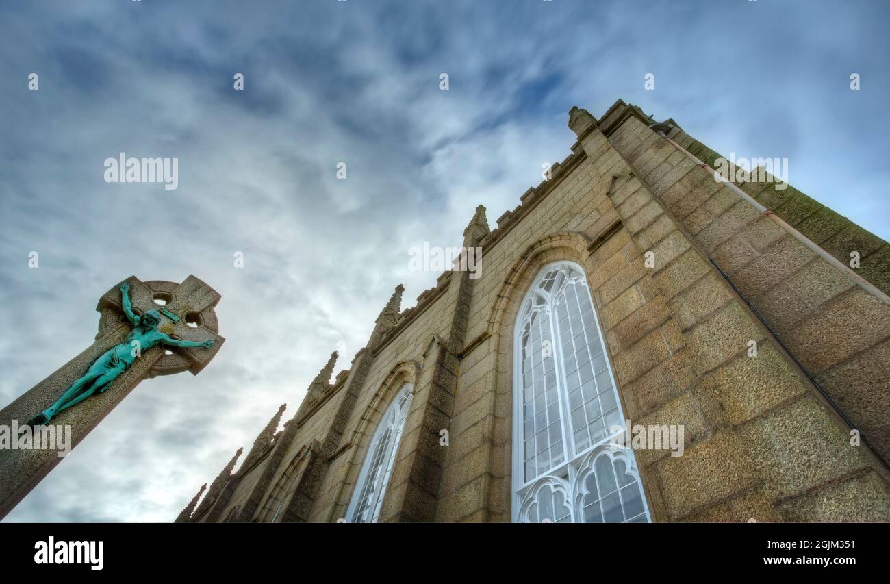 St Marys church,Penzance,Cornwall,UK Stock Photo - Alamy