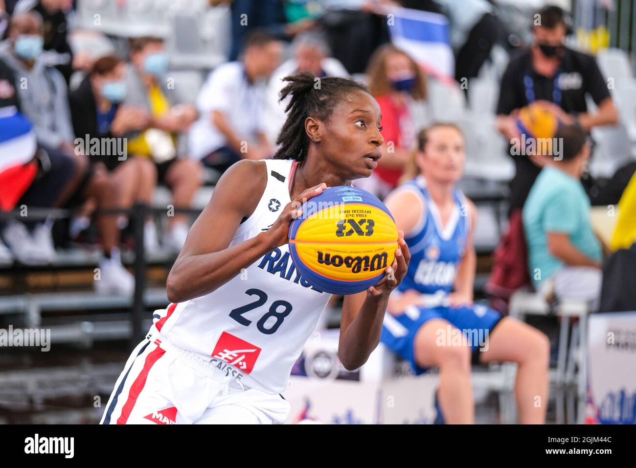 Paris, France, September 10, 2021, Migna Toure (France) in action ...