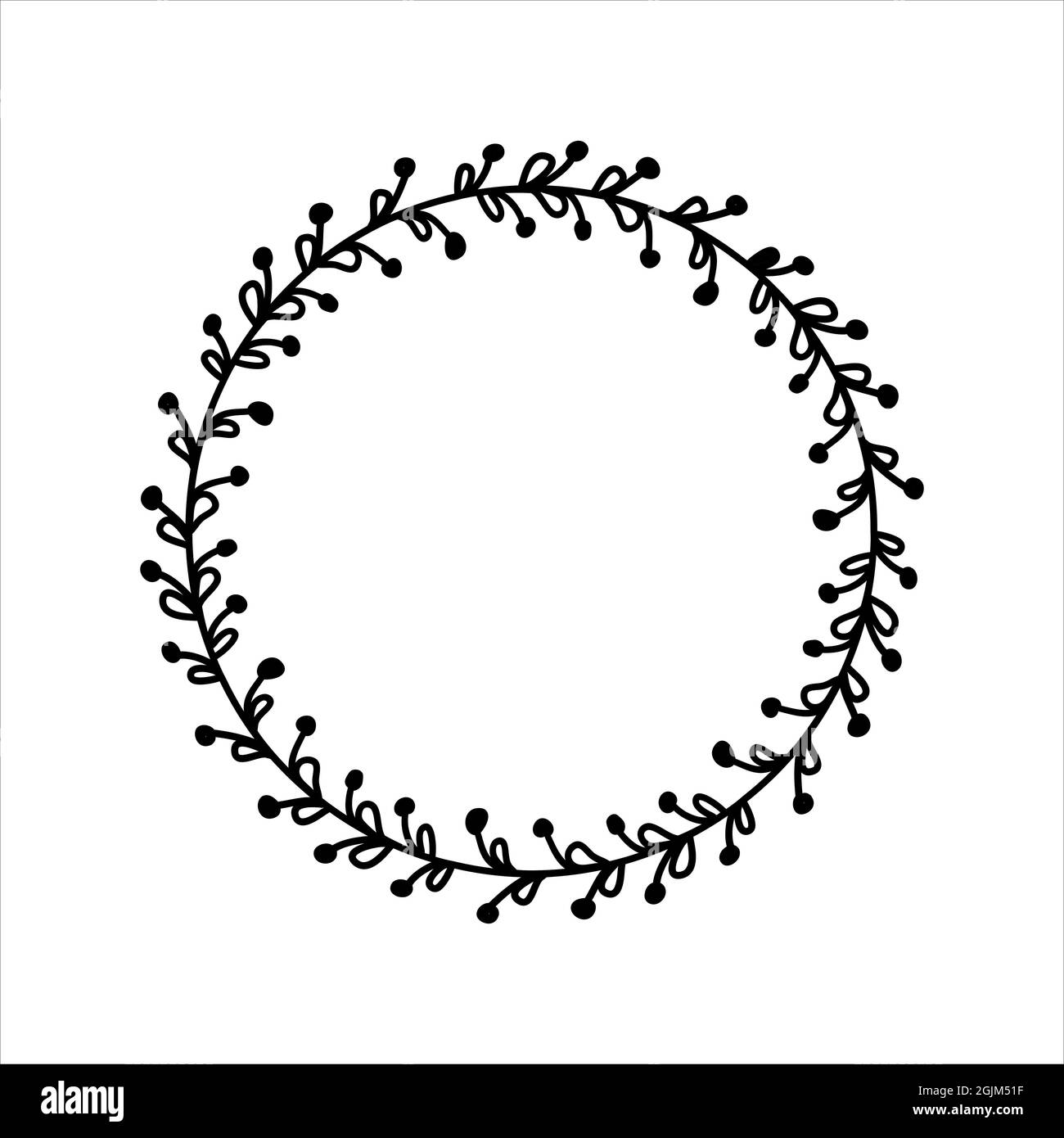 Curly leaves stick Stock Vector Images - Alamy