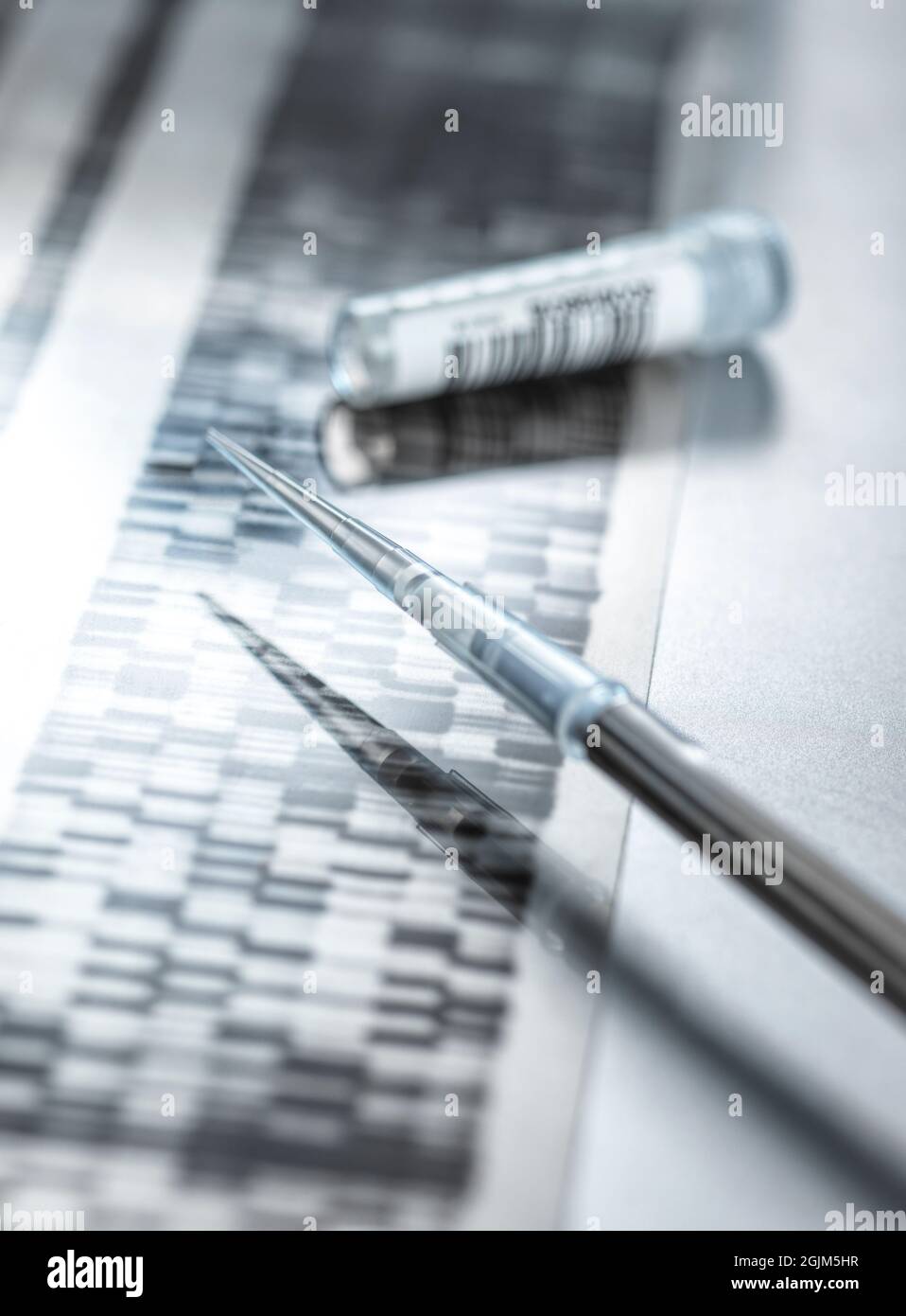 Dna sequencing gel hi-res stock photography and images - Alamy