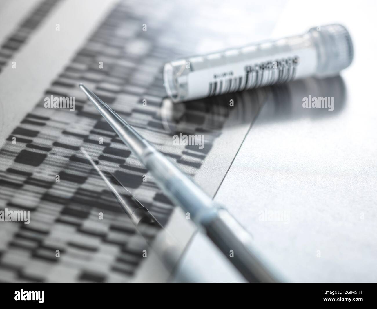 Dna sequence gel hi-res stock photography and images - Alamy