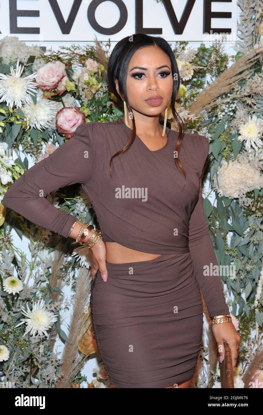 Alex Holley attends the Revolve Gallery fashion experience opening at ...