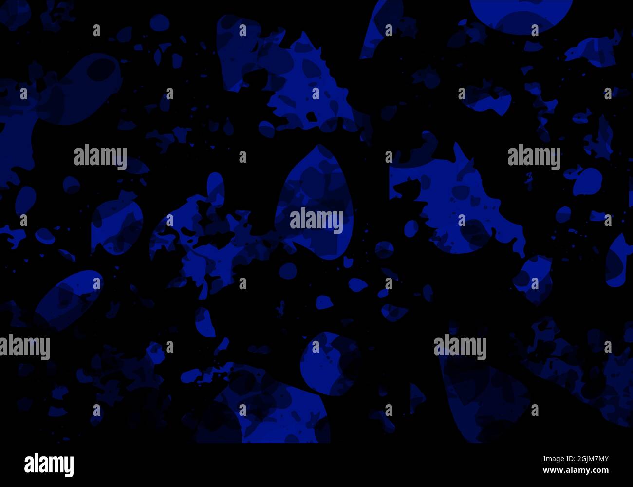 Terrazzo modern abstract template. Black and blue texture of classic ...