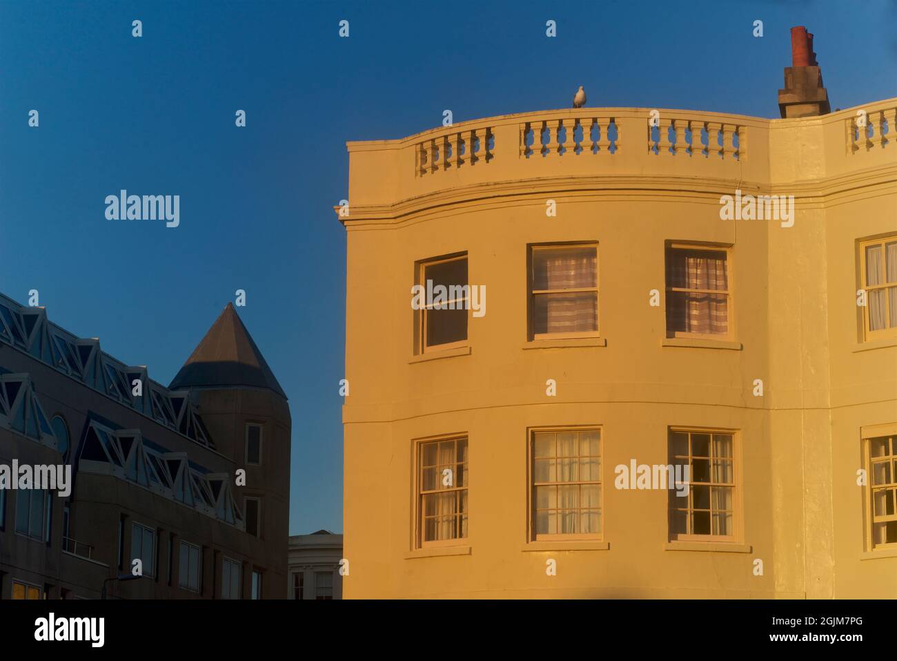 Junction of the lower part of Brunswick Place at the top of Brunswick ...