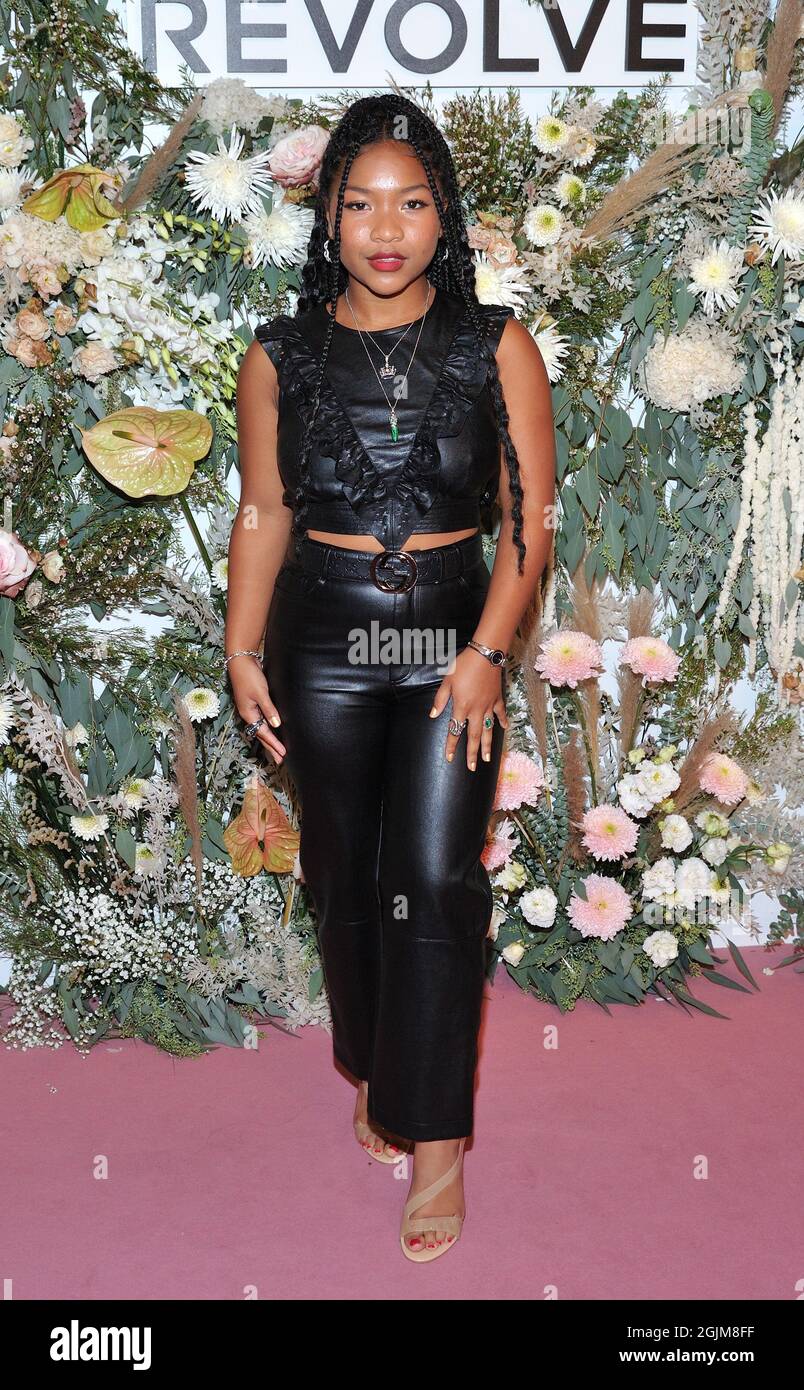 Laya Hayes attends the Revolve Gallery fashion experience opening at ...