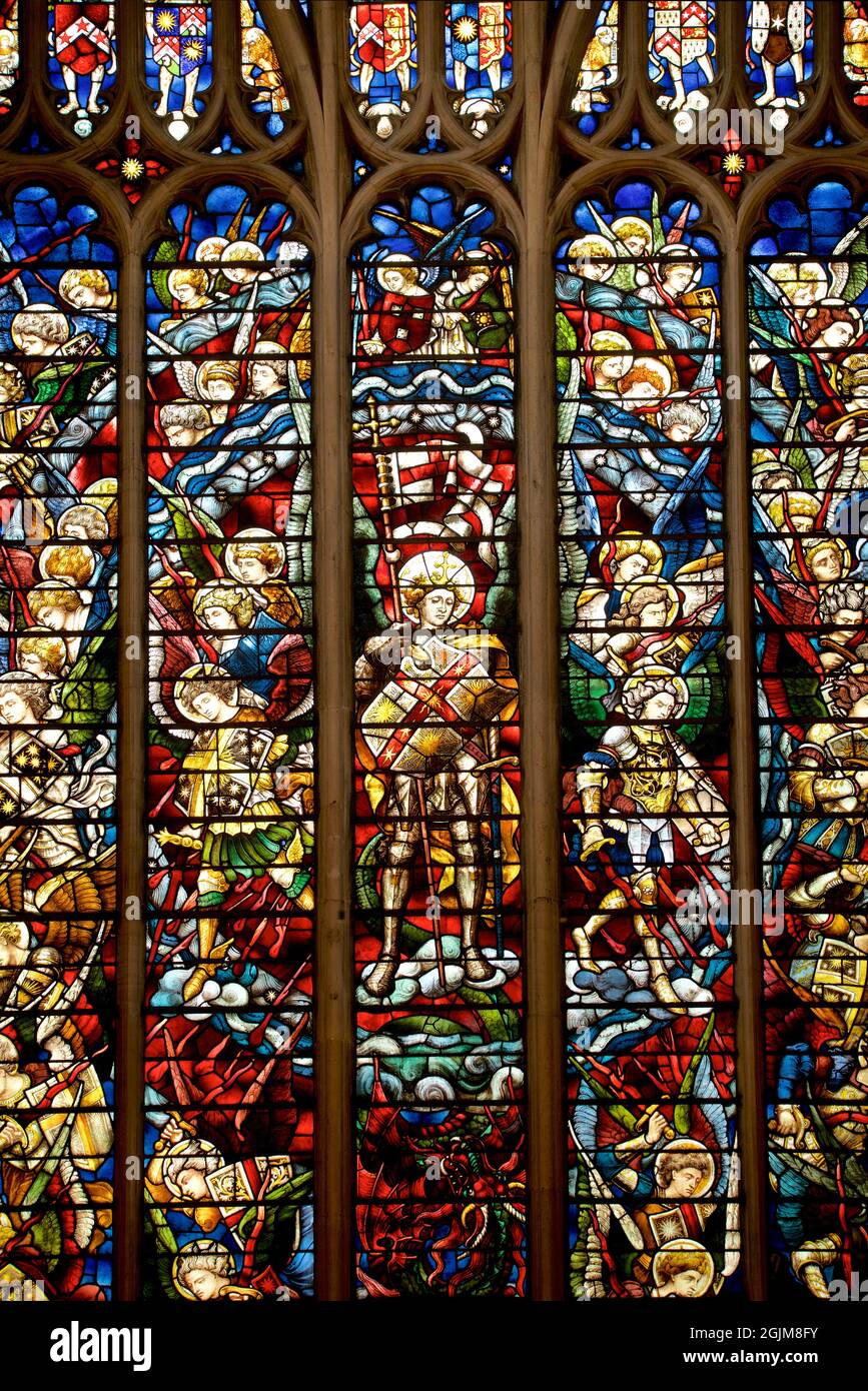 Stained glass in the Cathedral of Christ Church College, University of ...