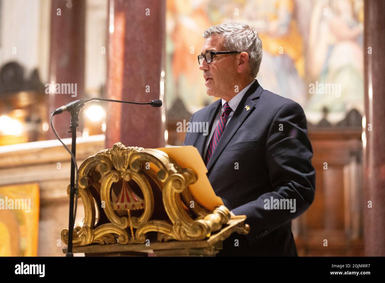 Rome, Italy. 10th Sep, 2021. Patrick Connel, representative of the US ...