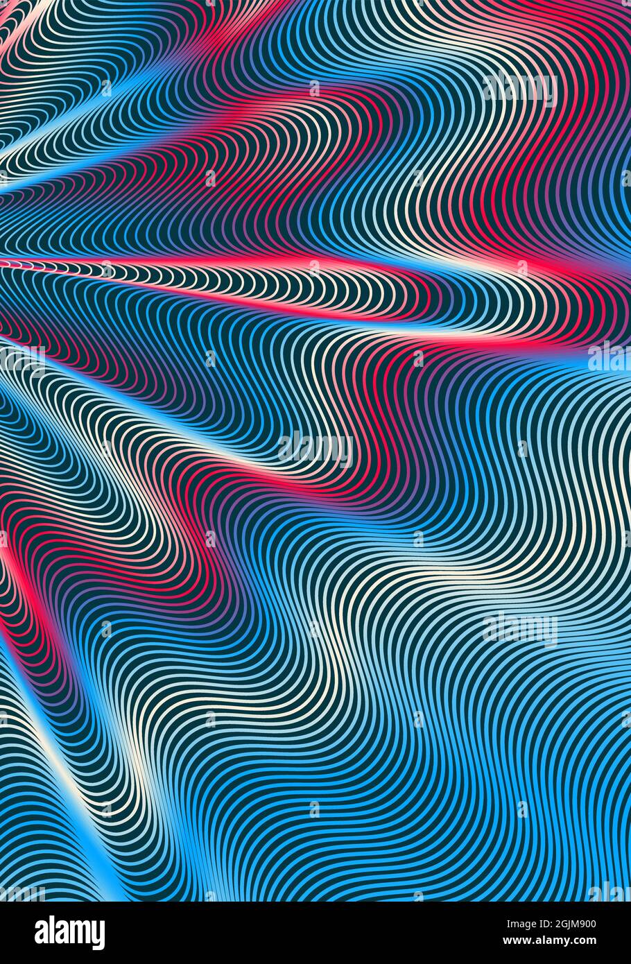 Minimal cover design template. Modern brochure layout. Red white blue ...