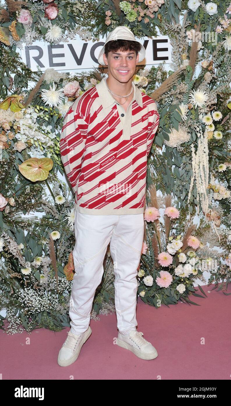 Noah Beck attends the Revolve Gallery fashion experience opening at ...
